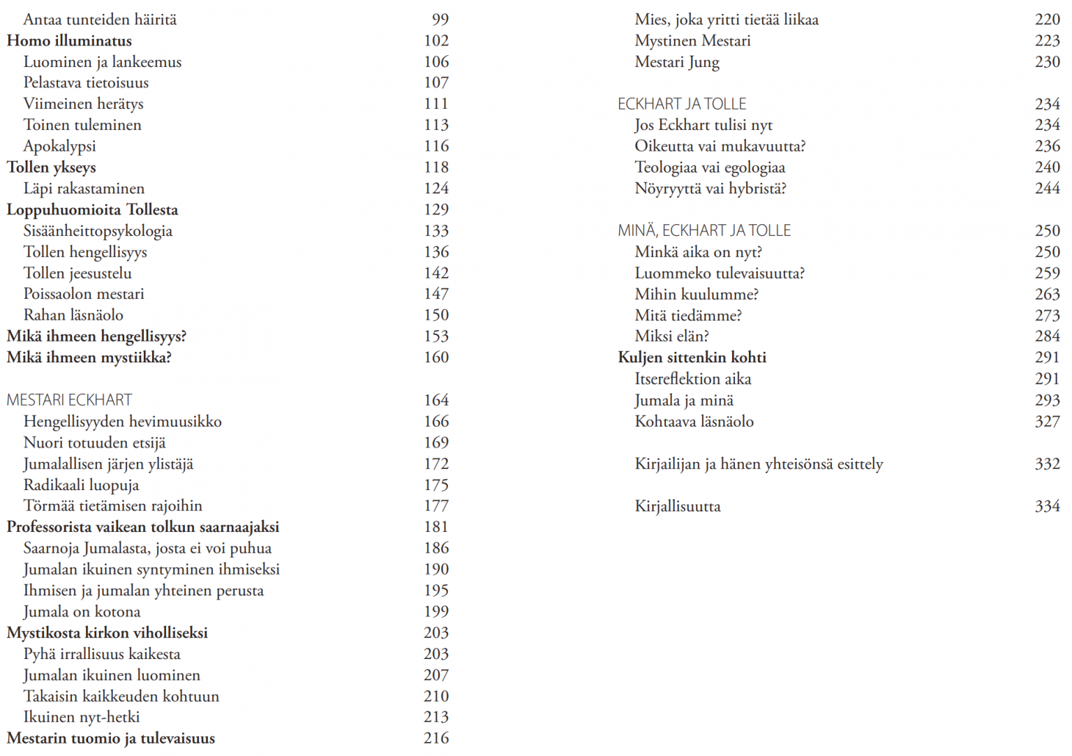 Mestari Eckhart ja Eckhart Tolle - Arjen hengellisyyttä etsimässä ...